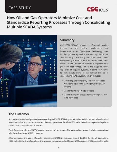 CASE STUDY: SCADA Consolidation using Ignition